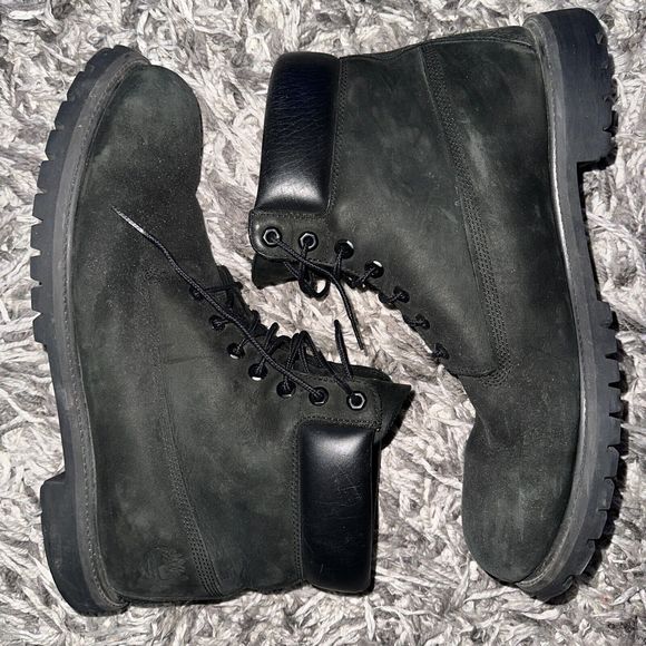 Timberland | Shoes | Timberland Black Construction Boot Size 5 Double ...